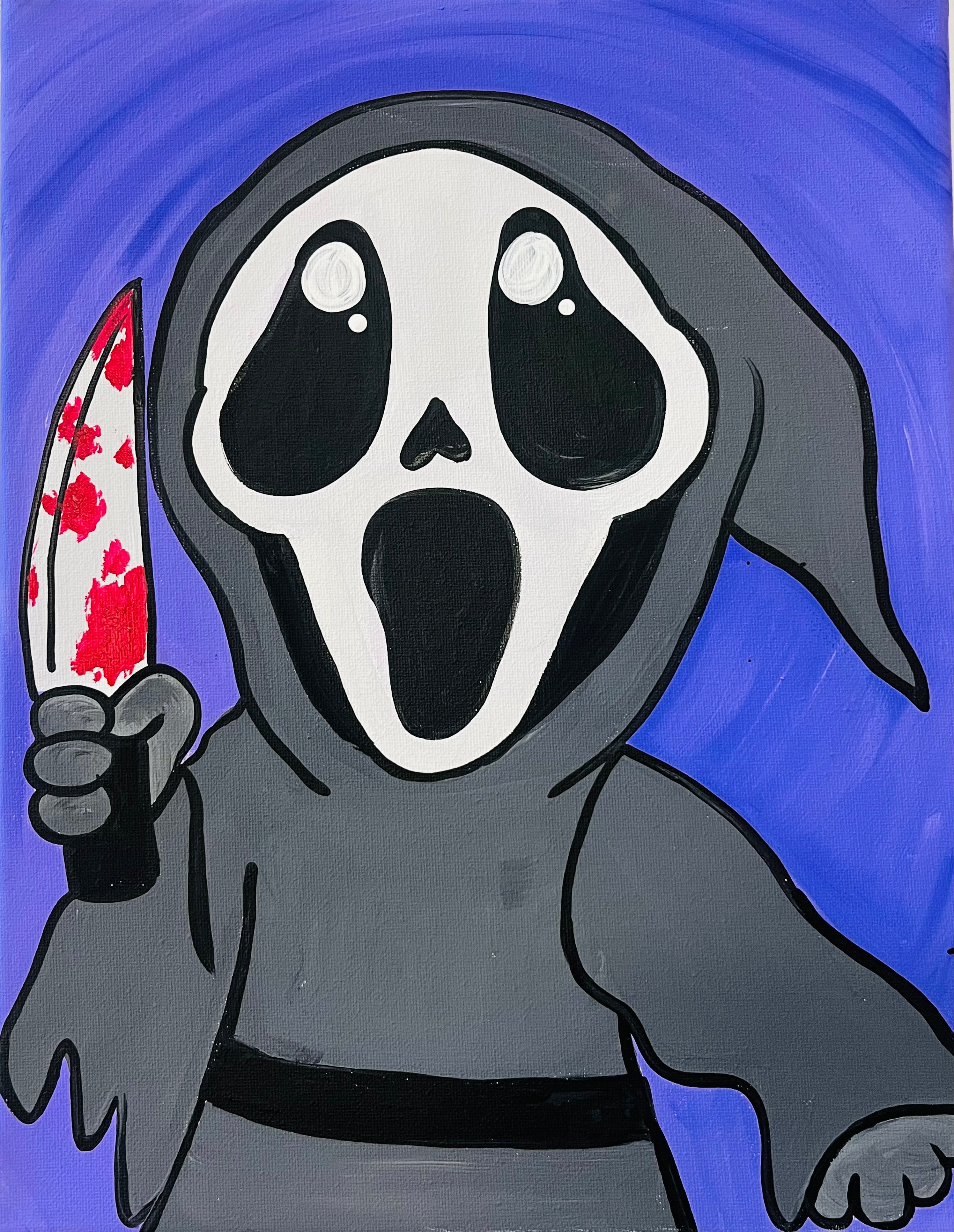Ghost Face | Paint the Towne